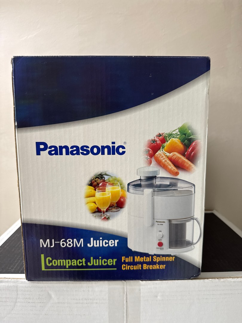 Panasonic MJ-68M Compact Juicer, TV & Home Appliances, Kitchen ...