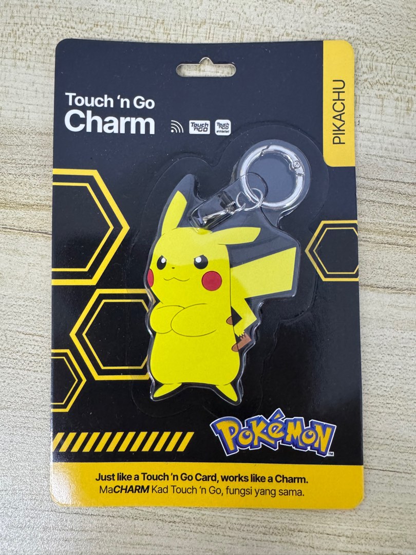 Pikachu Touch 'n Go Pokémon Special Edition Charms, Hobbies & Toys ...