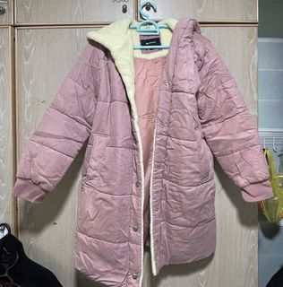 Pink Padded Winter Jacket, Women's Fashion, Coats, Jackets and ...