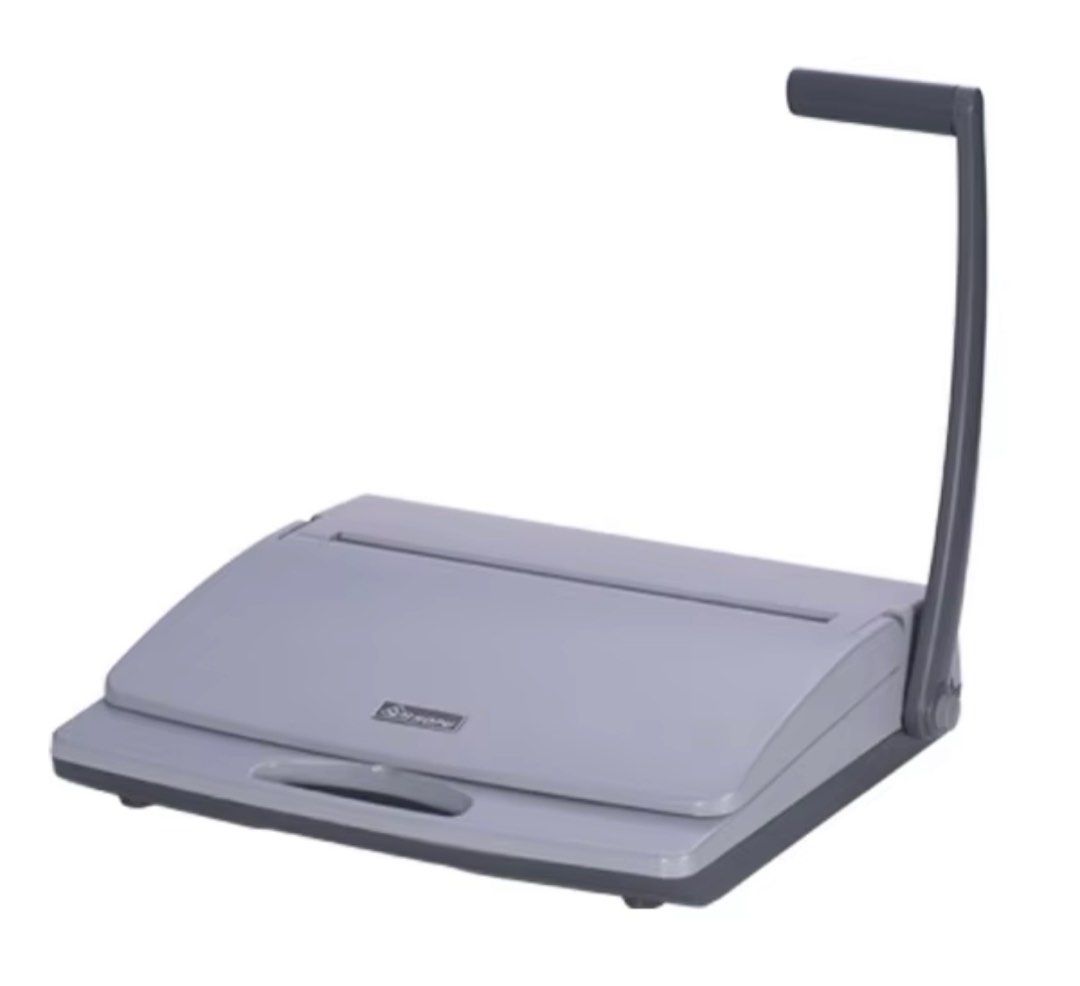 Plastic Comb Binding Machine with Handle, Hobbies & Toys, Stationery ...