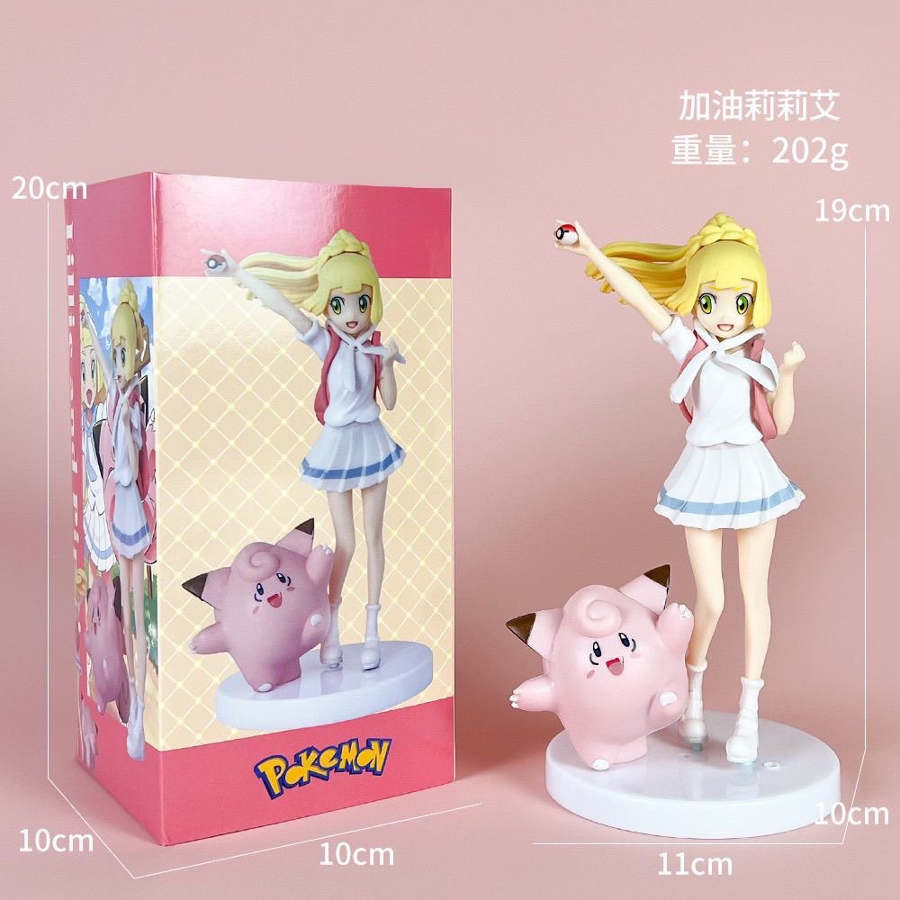 Pokemon Lillie & Clefairy Figure, Hobbies & Toys, Toys & Games on Carousell