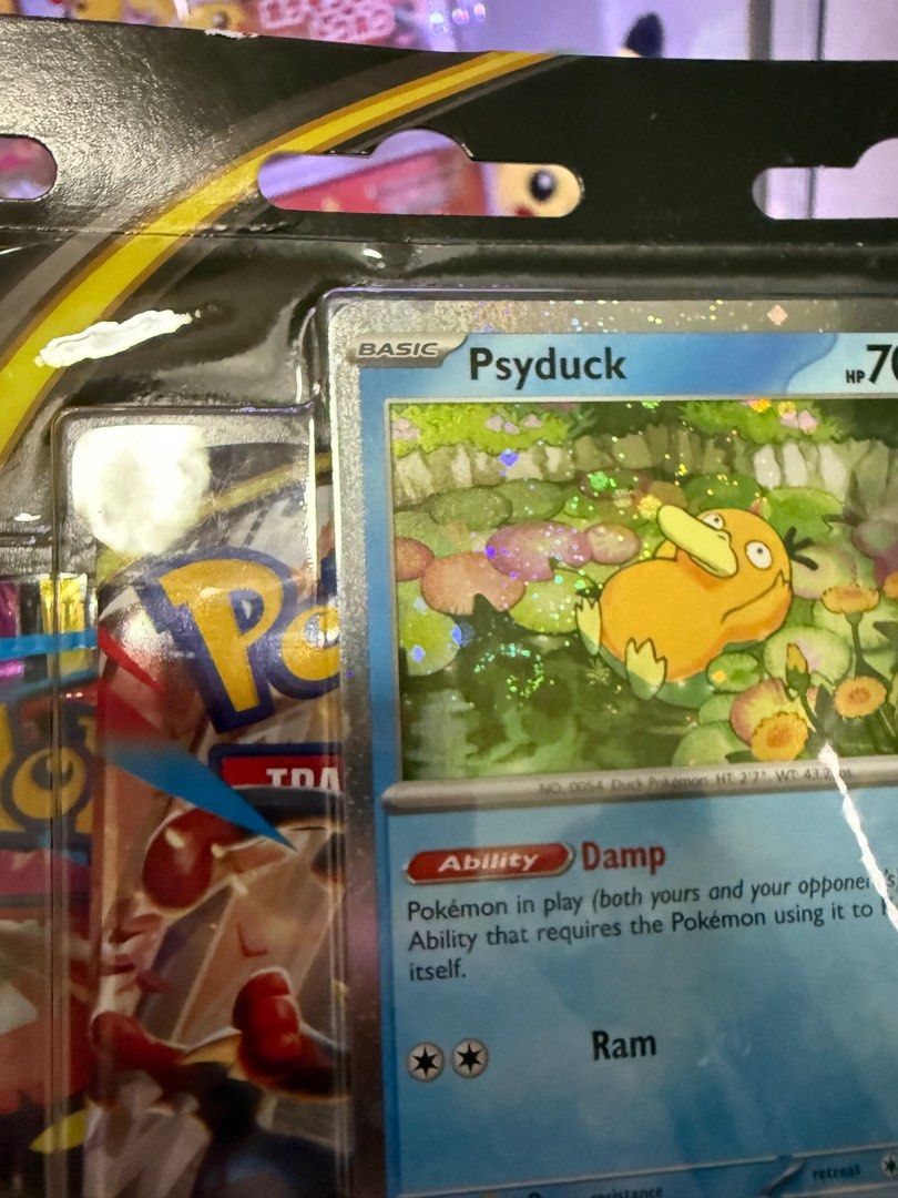 Pokemon Mega Evolution 3 Pack Blister Psyduck Promo (Sealed), Hobbies ...