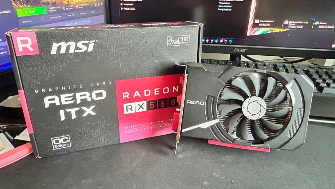 Radeon RX560 AERO ITX 4GB OC, Computers & Tech, Parts & Accessories ...