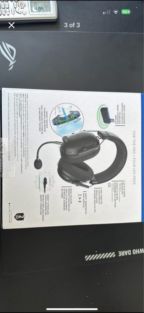 Razer BlackShark V2 Pro Wireless Gaming Headset, Audio, Headphones ...