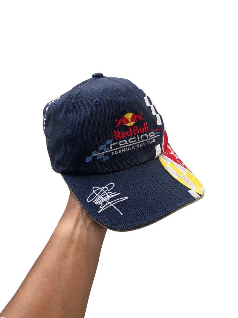 💯RED BULL SEBASTIAN VETTEL Renault Racing Formula 1 Team One Size Retro ...