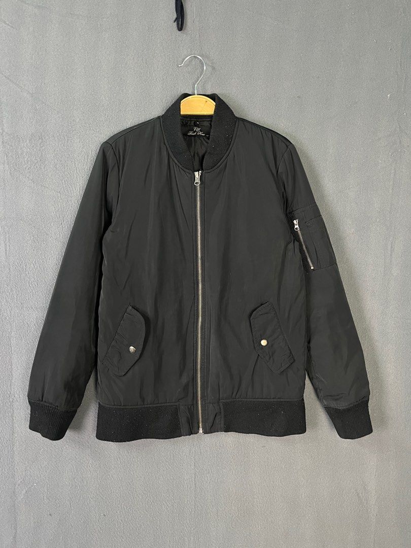 Rush Hour Bomber Flight Jacket, Women's Fashion, Coats, Jackets and ...