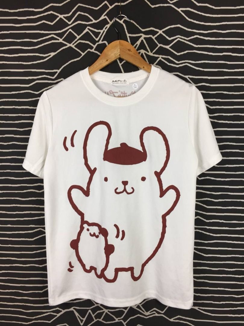 Sanrio 2019 Pompompurin x Muffin Official Character Tee, Men's Fashion ...