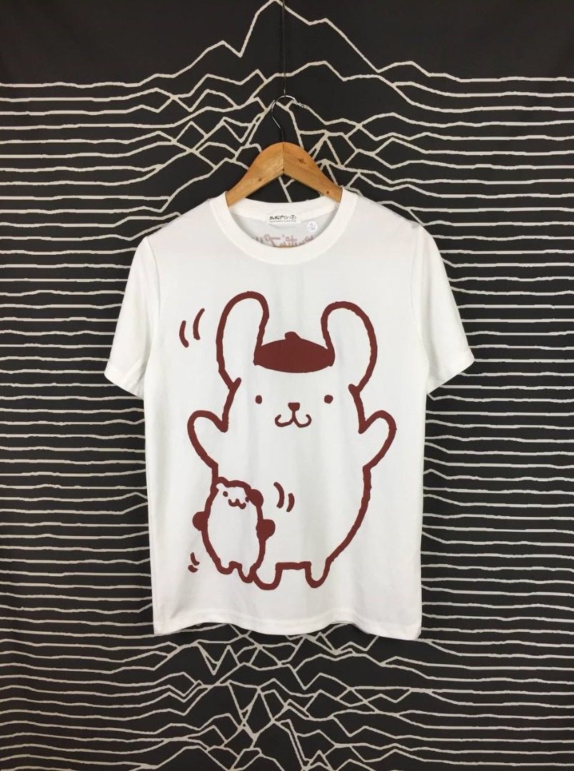 Sanrio 2019 Pompompurin x Muffin Official Character Tee, Men's Fashion ...