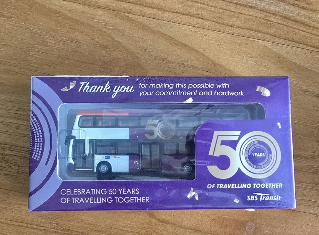 SBS Transit 50th Anniversary Bus Model, Hobbies & Toys, Toys & Games on ...
