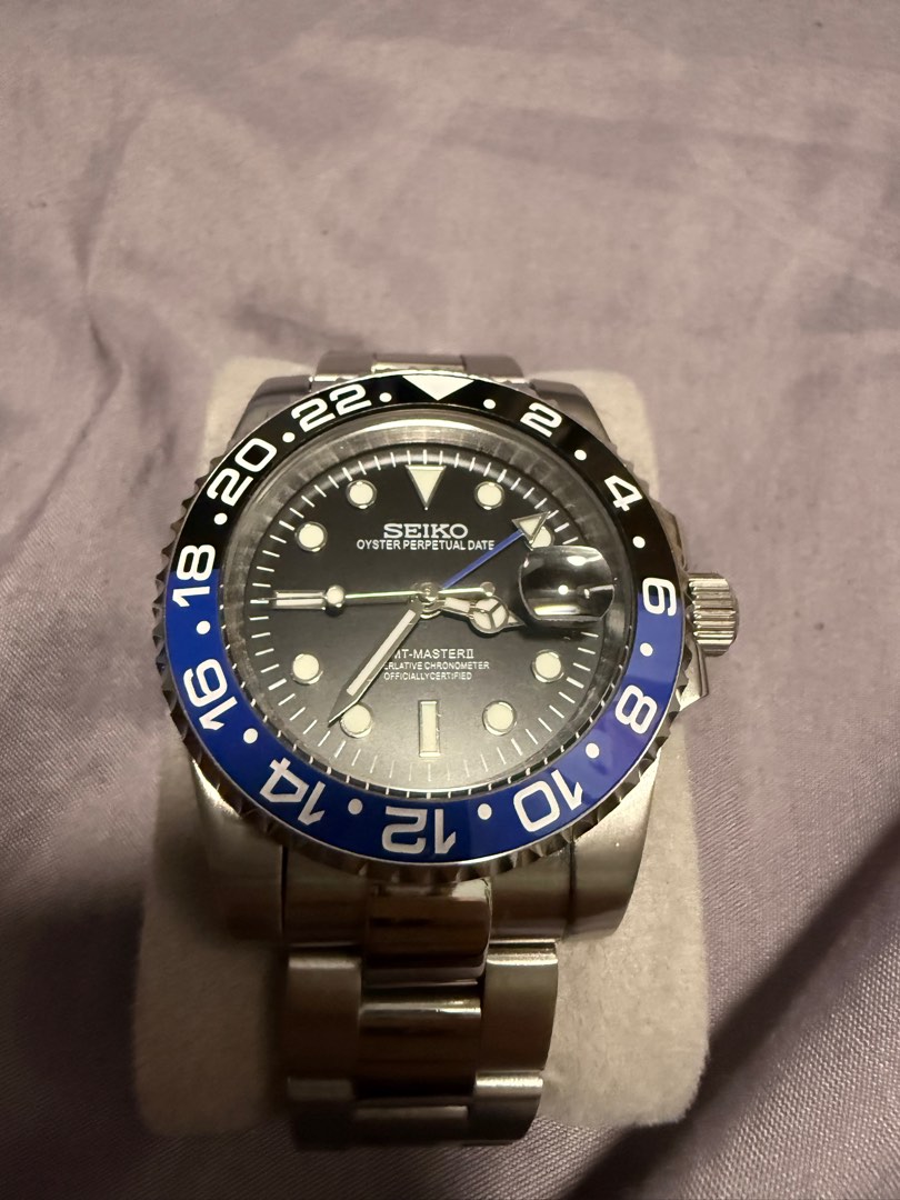 Seiko GMT-Master Oyster Perpetual Date Watch, Men's Fashion, Watches ...