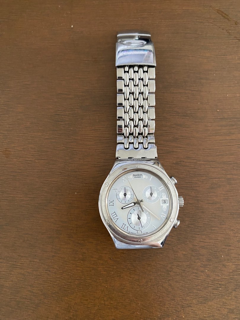 Swatch Stainless Steel Watch, Women's Fashion, Watches & Accessories ...