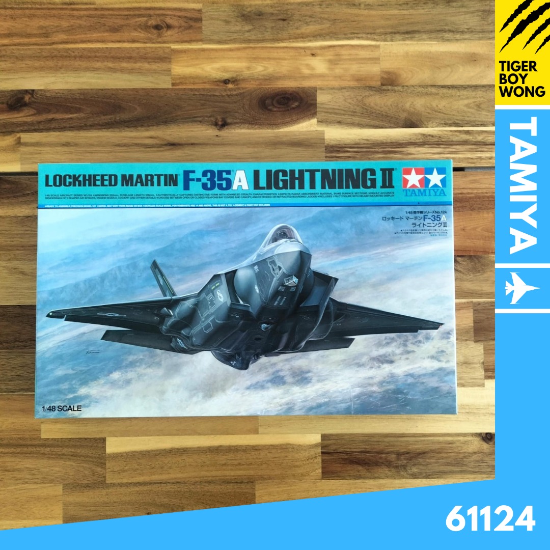 Tamiya 61124 1/48 F-35A Lighting II, Hobbies & Toys, Toys & Games on ...