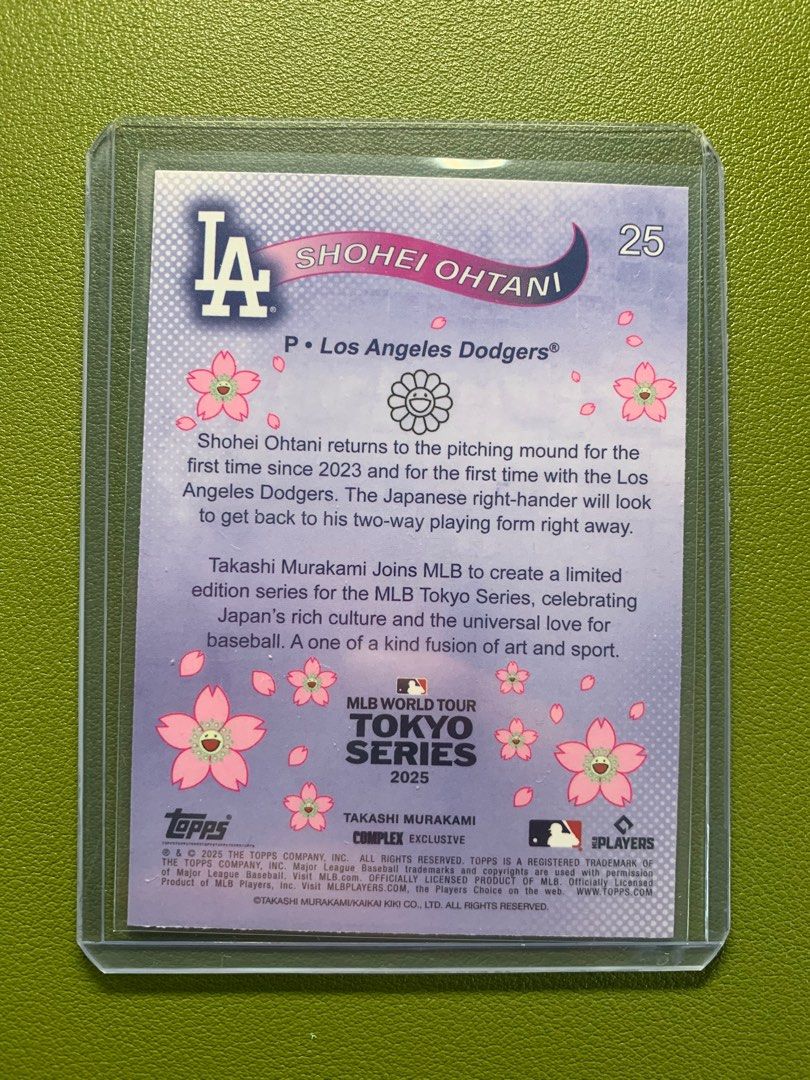 Topps Shohei Ohtani Takashi Murakami MLB Tokyo Series Card, Hobbies ...