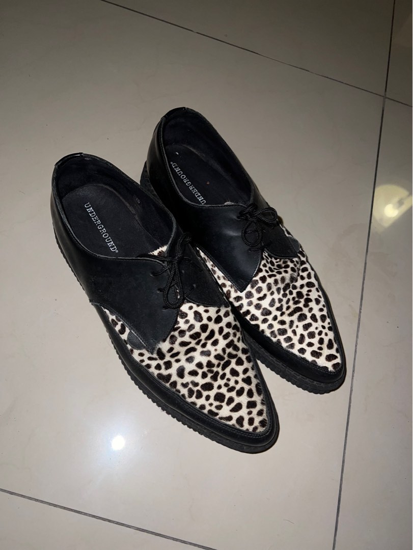 Underground leopard creepers/boots, Men's Fashion, Footwear, Dress ...