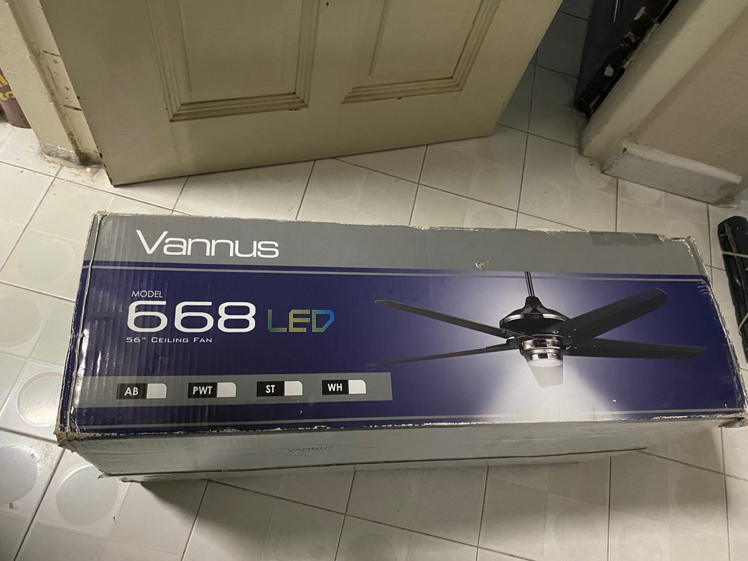 Vannus 668 LED 56" Ceiling Fan -with led light. Not suitable for low ...