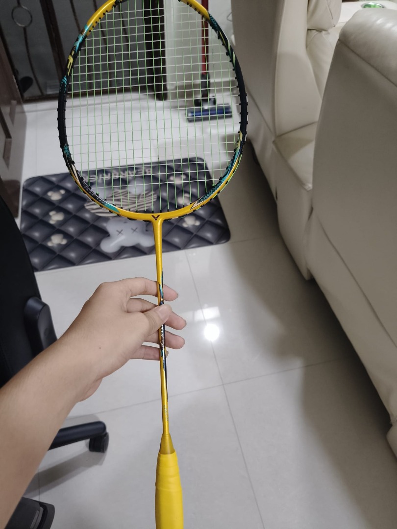 Victor Thruster F Claw Ultra TK-FC-Ultra Badminton Racquet, Sports ...