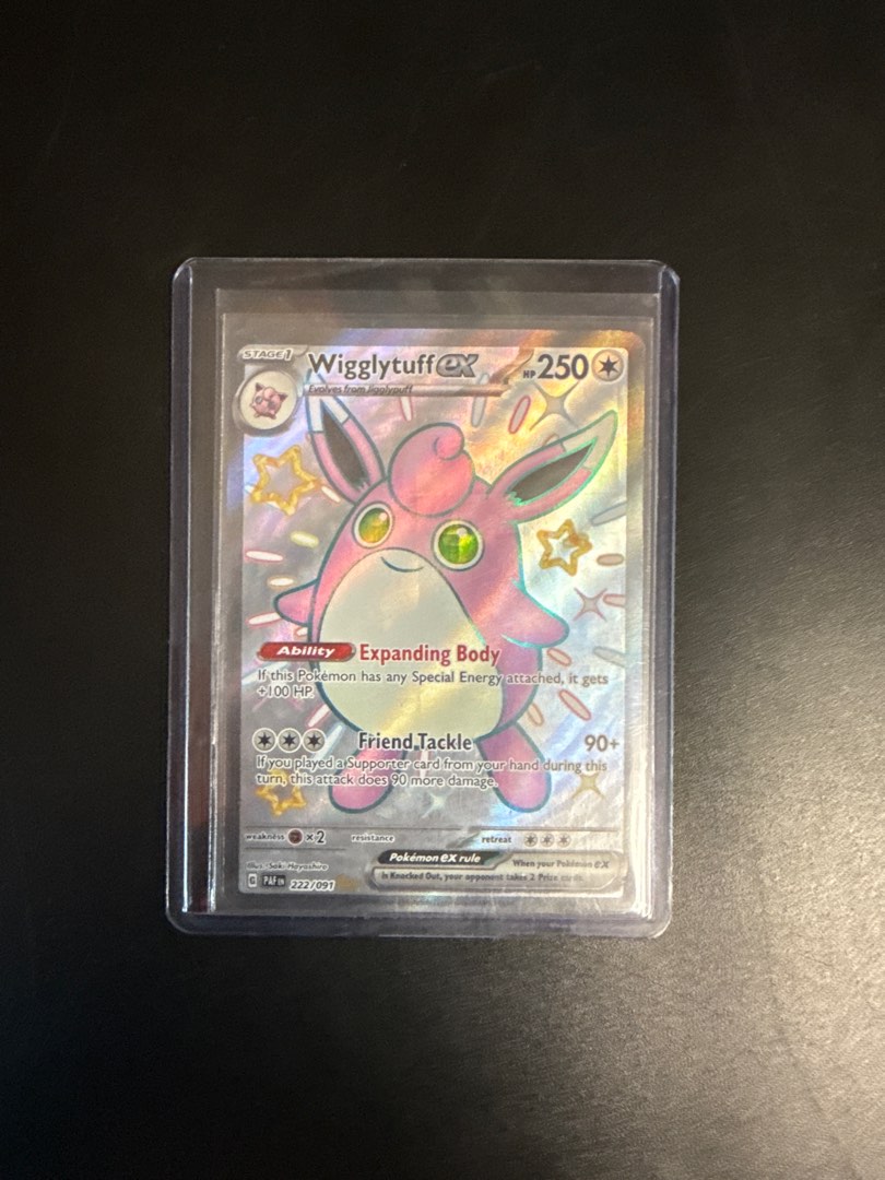 Wigglytuff ex shiny full art, Hobbies & Toys, Toys & Games on Carousell