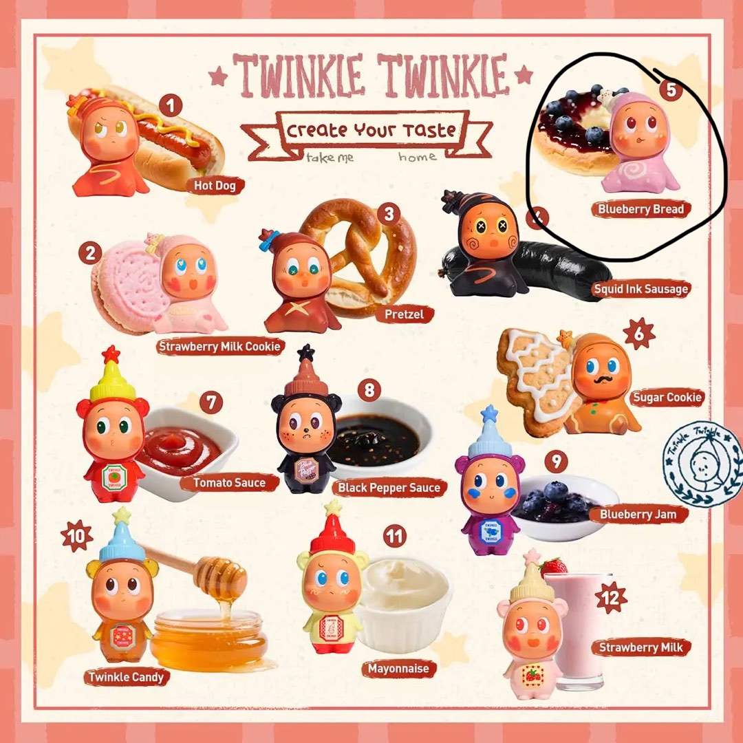 WTT Twinkle Twinkle Create Your Taste - Blueberry Bread, Hobbies & Toys ...