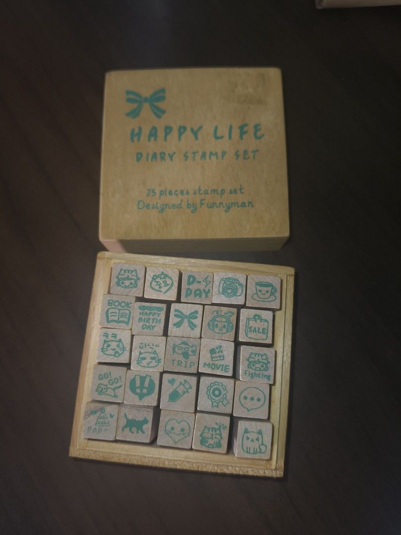 25pc cute diary stamp set, Hobbies & Toys, Stationery & Craft, Craft ...