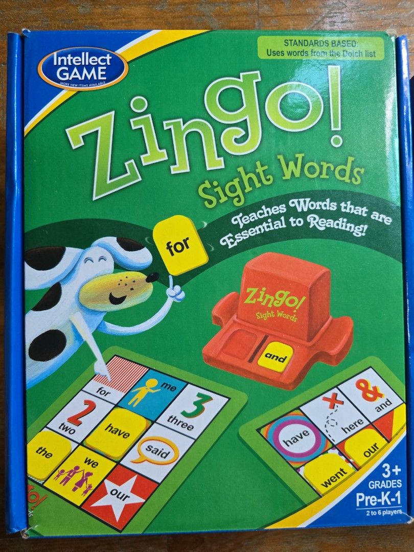 2 x Zingo! Sight Words Game by ThinkFun, Hobbies & Toys, Toys & Games ...