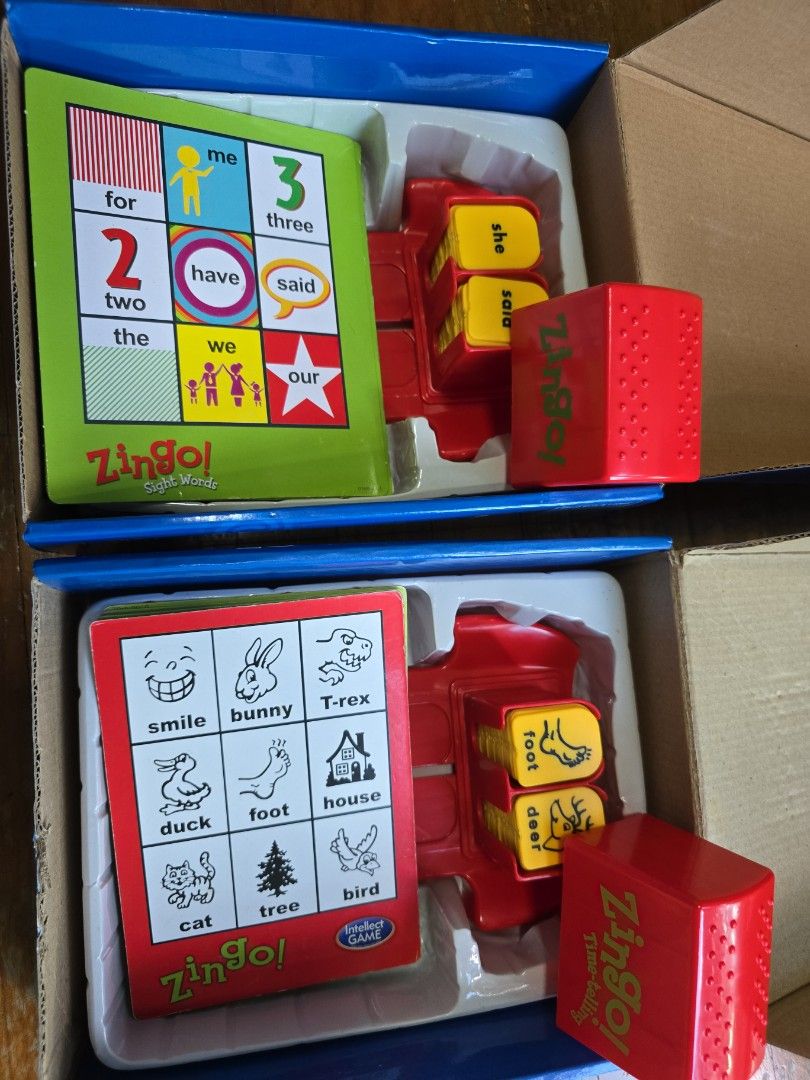 2 x Zingo! Sight Words Game by ThinkFun, Hobbies & Toys, Toys & Games ...