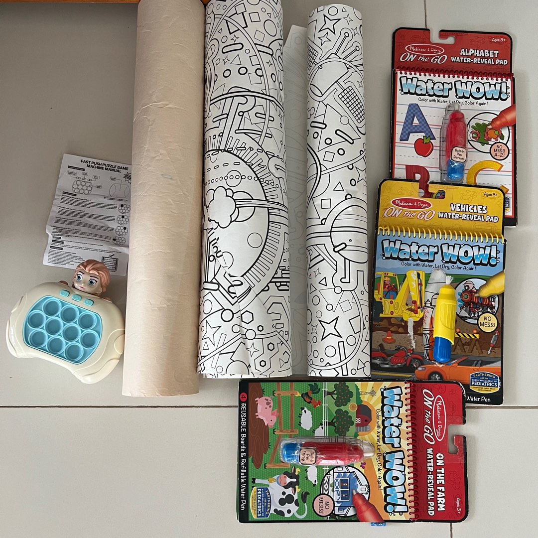 $5 for the lot. Melissa & Doug Water Wow (mess Free Paint), Ikea ...