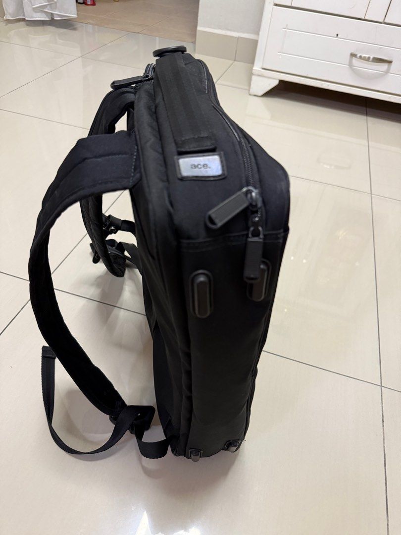 Ace Black 3 way Backpack laptop work, Men's Fashion, Bags, Backpacks on ...