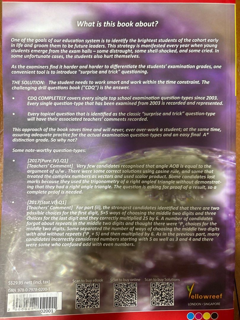 A-Level Challenging Drill Questions Mathematics Textbook, Hobbies ...