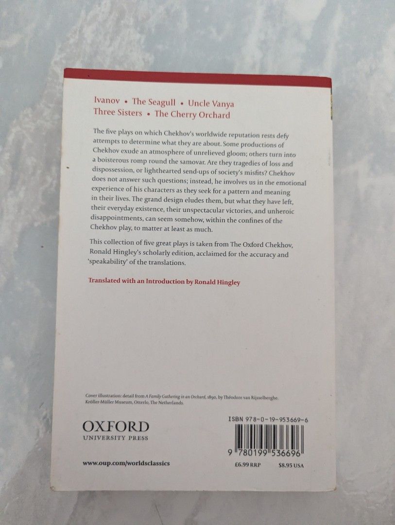 Anton Chekhov Five Plays - Oxford World's Classics, Hobbies & Toys ...