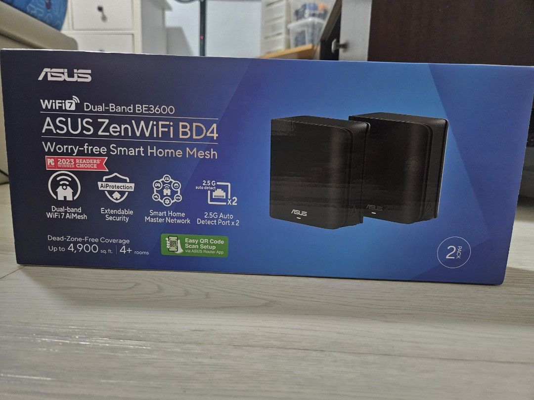 ASUS ZenWiFi BD4 Dual-Band BE3600 Mesh WiFi System, Computers & Tech, Parts & Accessories ...
