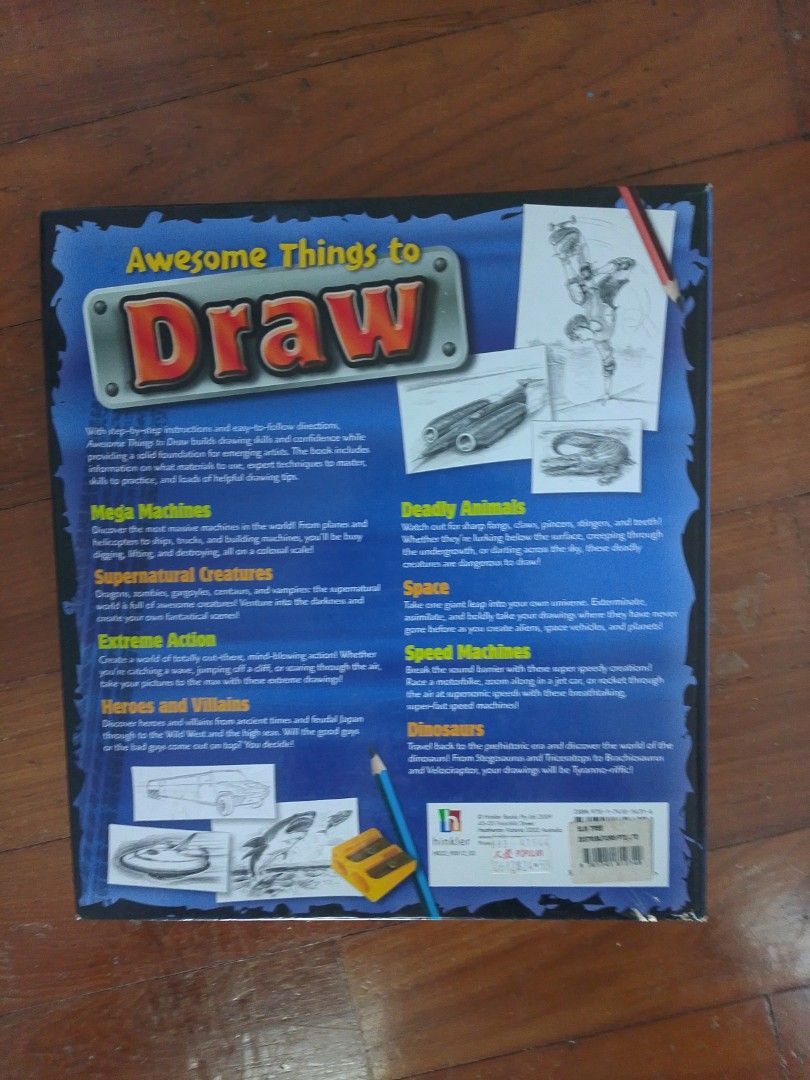 Awesome Things to Draw - Hinkler, Hobbies & Toys, Art & Prints on Carousell