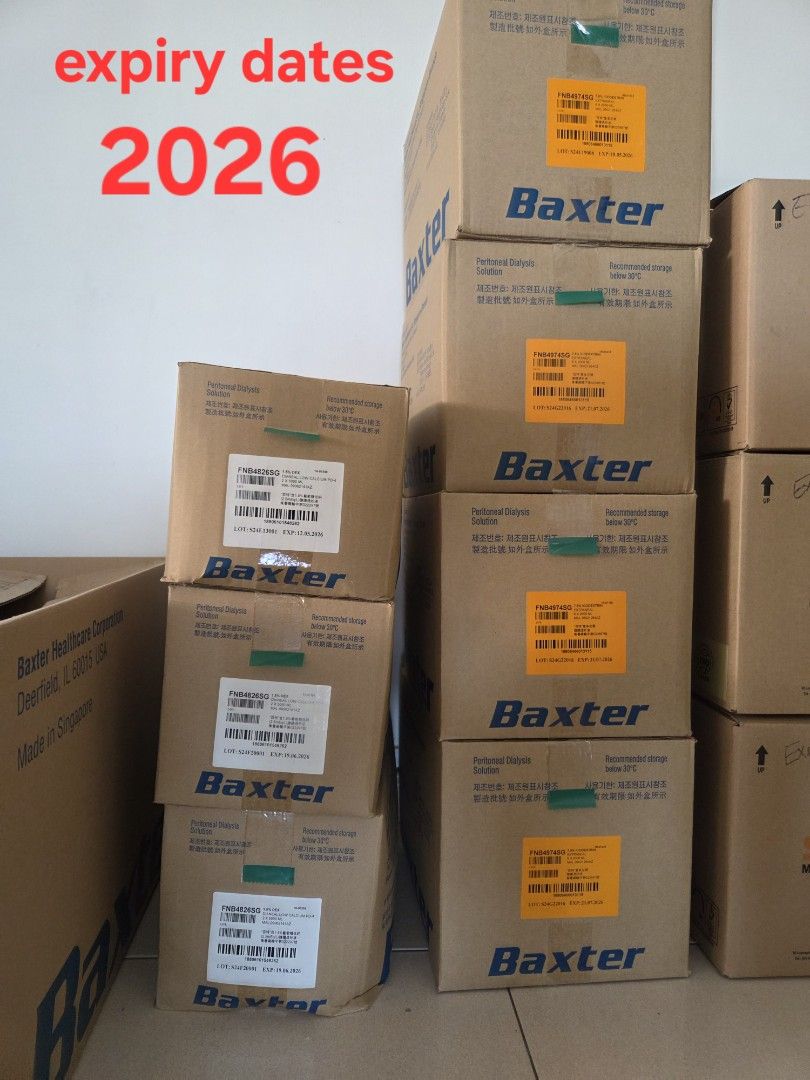 Baxter Medical Supplies - Expiry 2026, Health & Nutrition, Medical ...