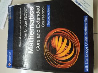 Cambridge IGCSE Mathematics Core and Extended Coursebook, Hobbies & Toys, Books & Magazines ...