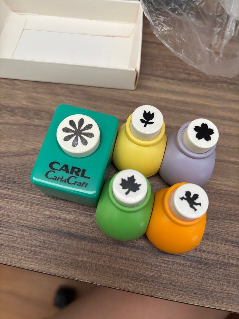 Carl Carla Craft Paper Punches Set, Hobbies & Toys, Stationery & Craft ...