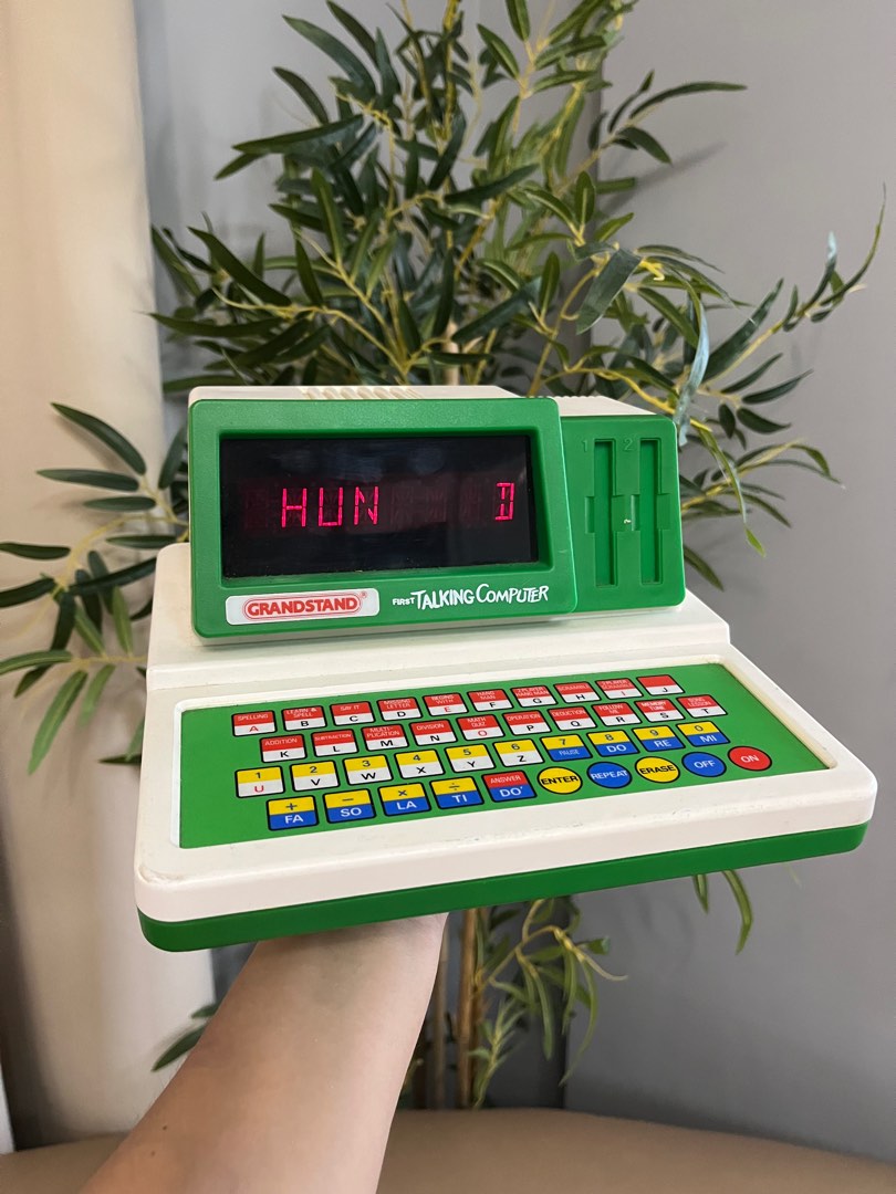 CLASSIC VTECH Grandstand First Talking Computer, Hobbies & Toys, Toys ...