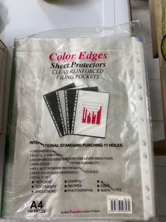 ALFAX A4 Sheet Protector - 11-Hole Pocket, Hobbies & Toys, Stationery ...