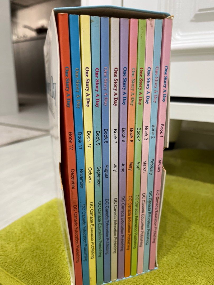 (Complete Set of 12 books with CDs) One Story A Day: 365 Educational ...