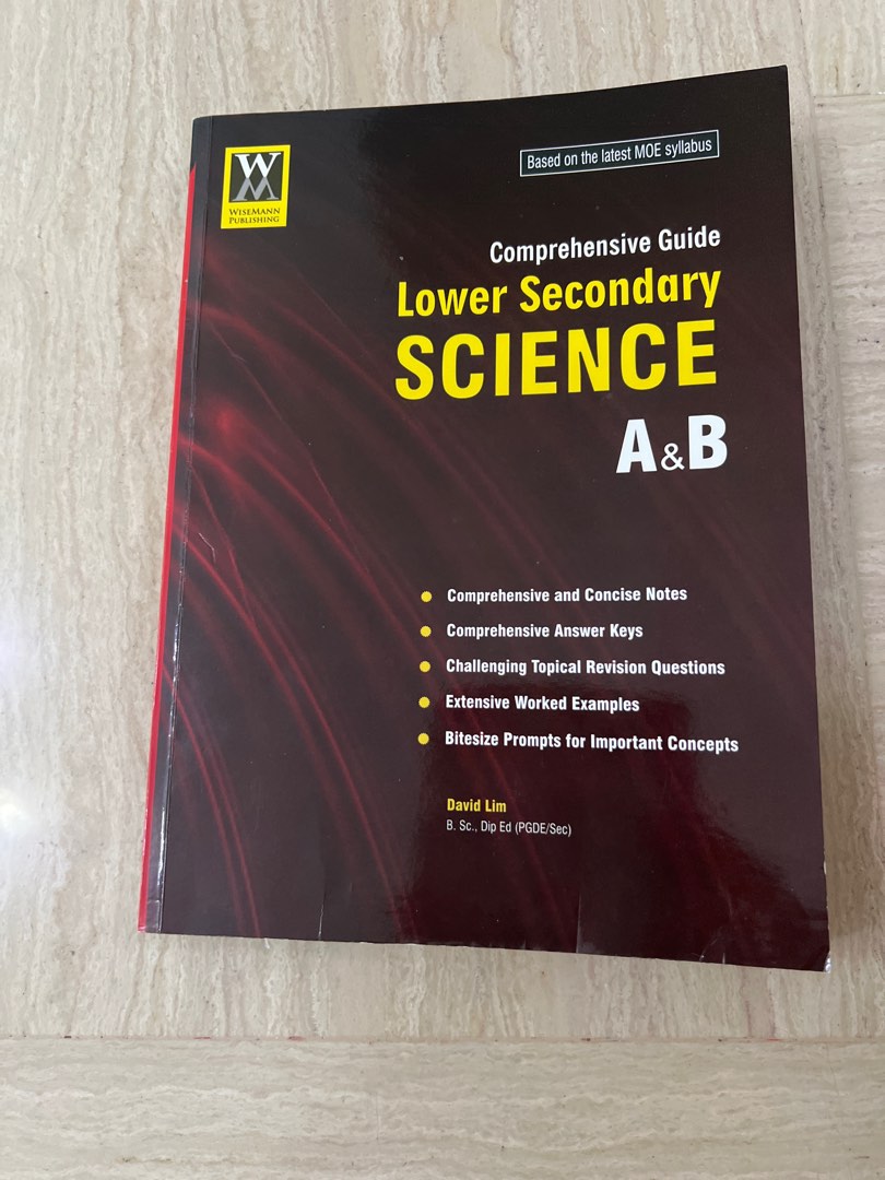 Comprehensive Guide Lower Secondary Science A&B #IP G3 Sec 1, 2 ...