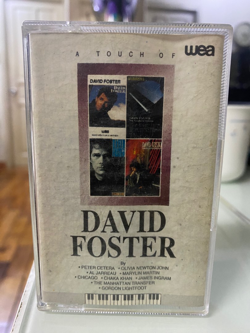 DAVID FOSTER A Touch of PHILIPPINE RELEASE Paper Label Cassette Tape ...