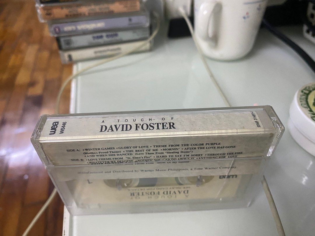 DAVID FOSTER A Touch of DAVID FOSTER PHILIPPINE RELEASE Paper Label ...