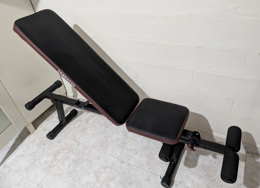 Decathlon Corength Adjustable Exercise Bench, Sports Equipment ...