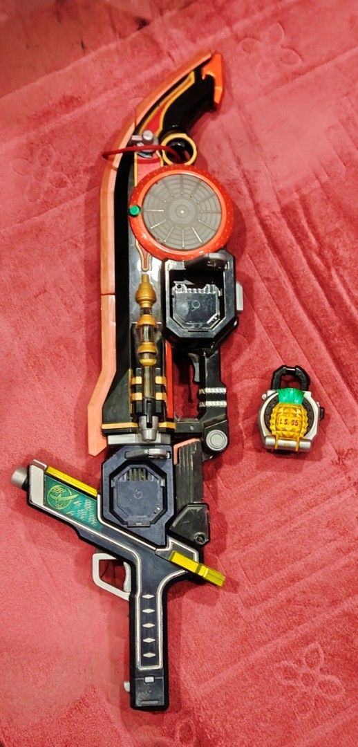 Dx Hinawa Daidai Dj gun + Musou Saber + Lockseed_ Kamen rider Gaim ...
