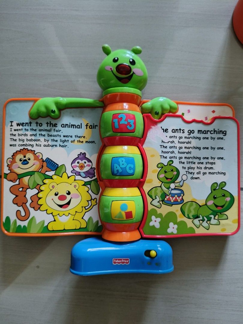 Fisher-Price Storybook Rhymes Interactive Toy, Hobbies & Toys, Toys ...