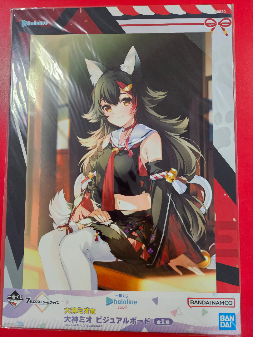 Brand New Hololive Okami Mio Visual Board, Hobbies & Toys, Memorabilia ...