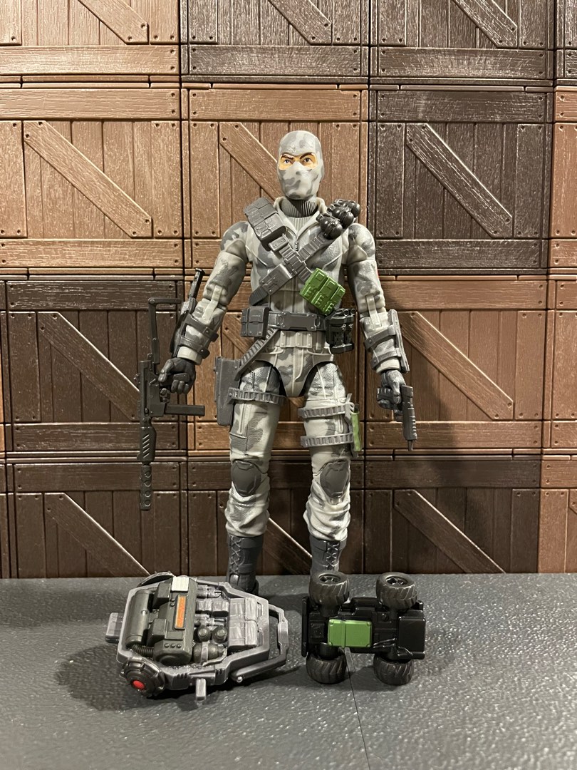 Incomplete, with land drone back pack - 6” scale Cobra Firefly v2 GIJOE ...