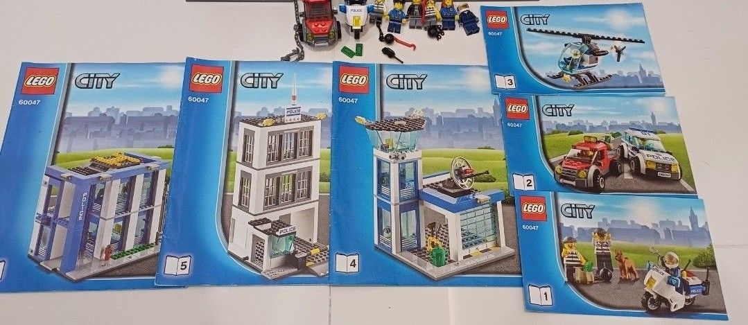 LEGO City Police Station 60047 - Complete Set (Used), Hobbies & Toys ...