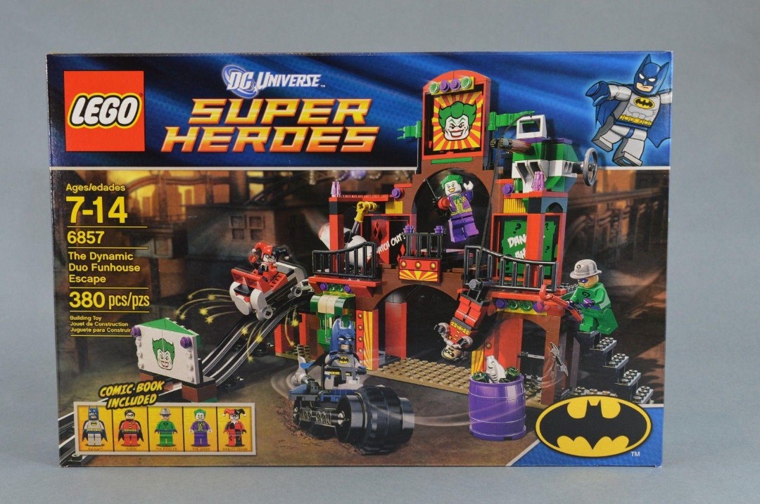 LEGO DC Super Heroes 6857 The Dynamic Duo Funhouse Escape BNIB, Hobbies ...