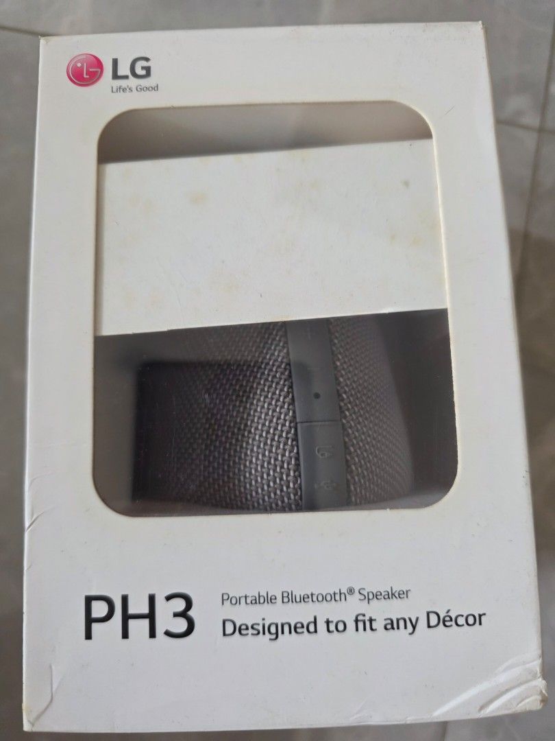 LG PH3 Portable Bluetooth Speaker, Audio, Soundbars, Speakers & Amplifiers on Carousell