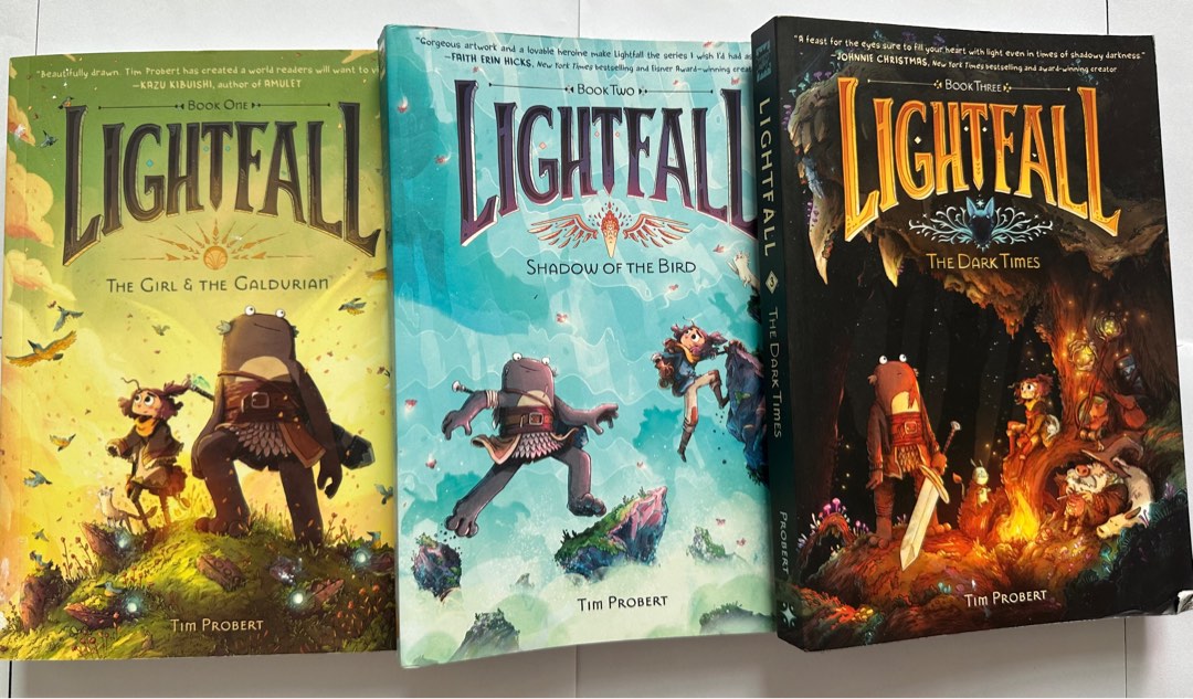 Lightfall Graphic Novel Series - Books 1, 2, and 3, Hobbies & Toys ...