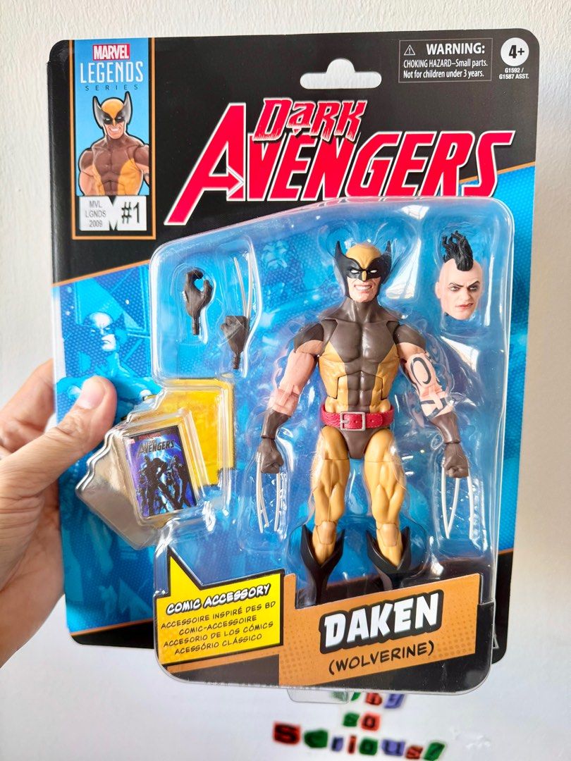Marvel legends daken wolverine ultimate iron man ironman iron-man ...